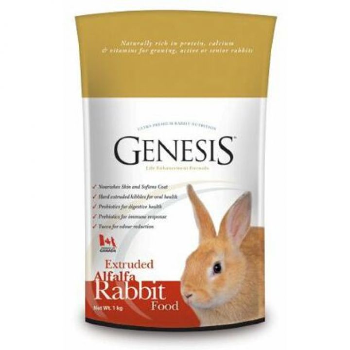 GENESIS RABBIT FOOD ALFALFA 2kg granulované k.pro králíky - ZoOo.cz